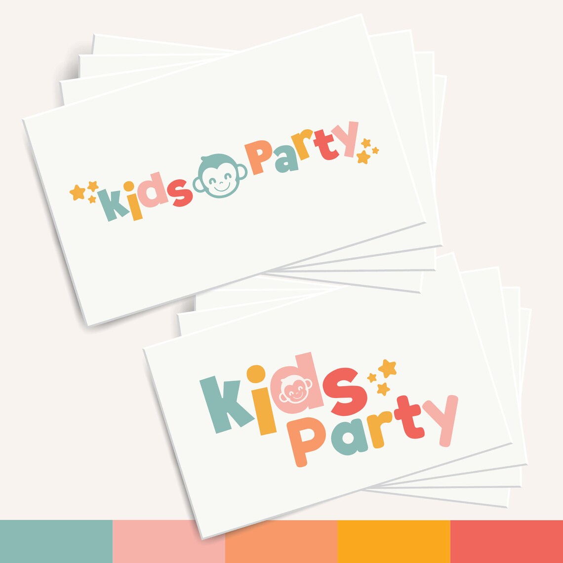 Kids Logo Template, Kids Logo Design, Playful Kids Logo, Children's ...