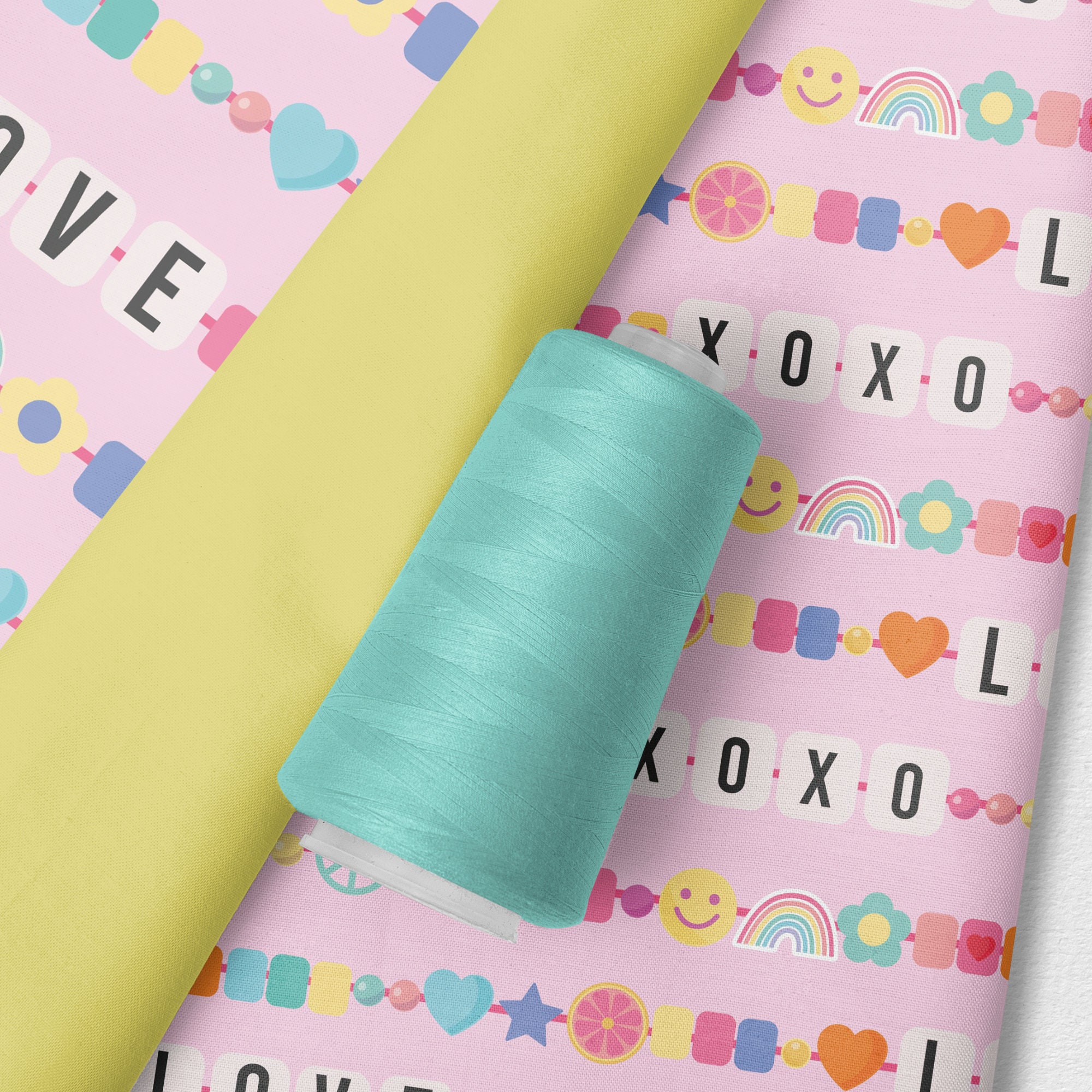 Friendship Bracelets Digital Paper, Doodle Digital Paper, Scrapbook ...