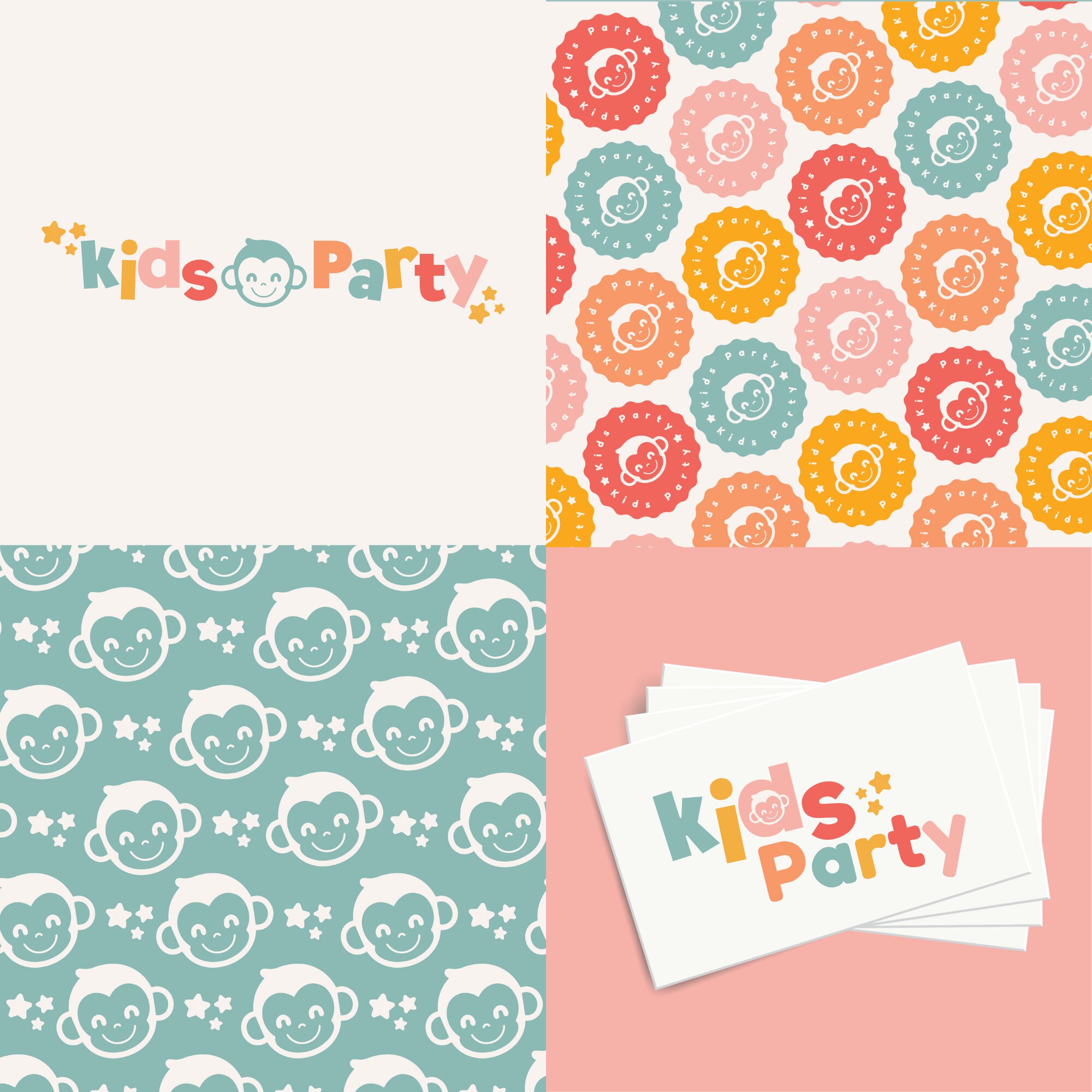 Kids Logo Template, Kids Logo Design, Playful Kids Logo, Children's ...