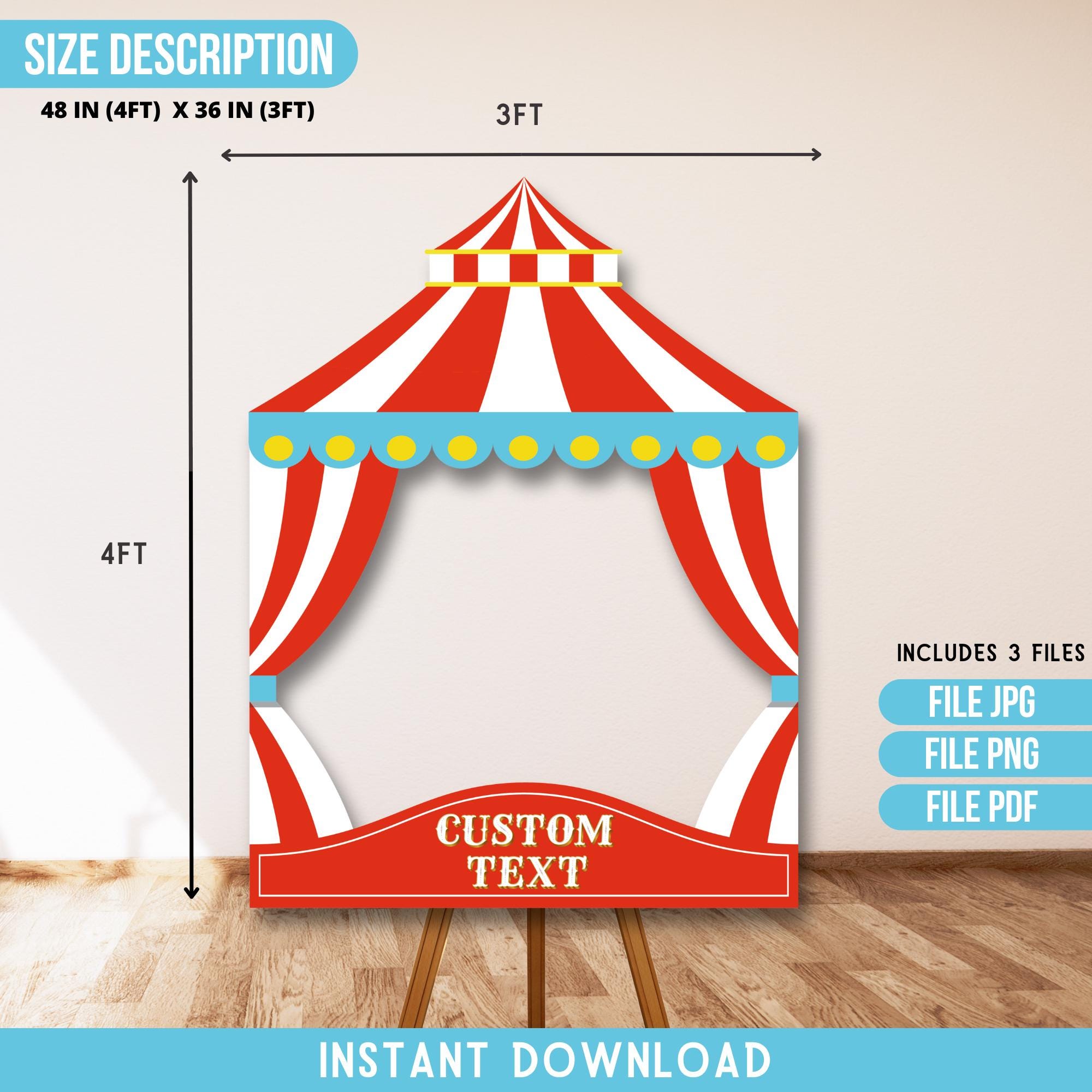 Circus Tent Border