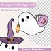 Ghost Kawaii Clipart, Cute Halloween Kawaii, Ghost Doodle Set, Ghost ...