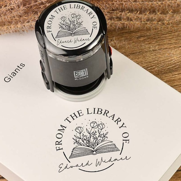 Personalized Book Stamps - Etsy