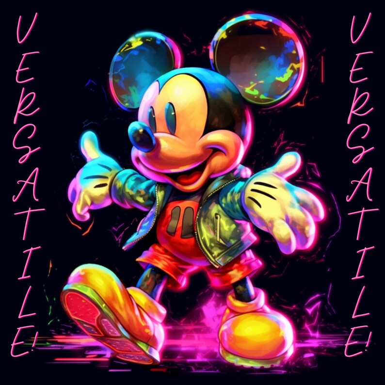 Magical Mickey Mouse Designs for Midjourney Enthusiasts - Etsy