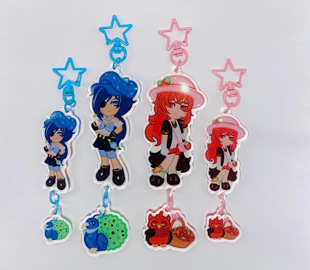 Diluc and Kaeya Berry Boy Charms - Etsy