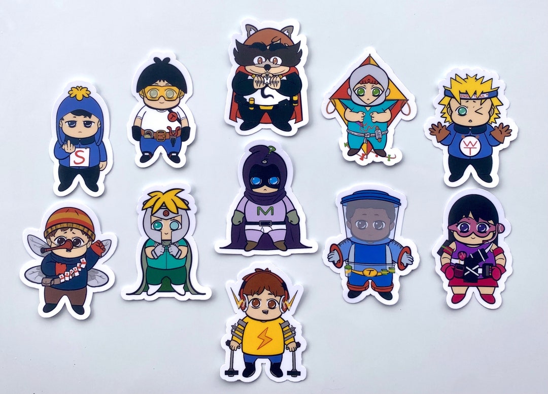 TFBW Hero Stickers - Etsy