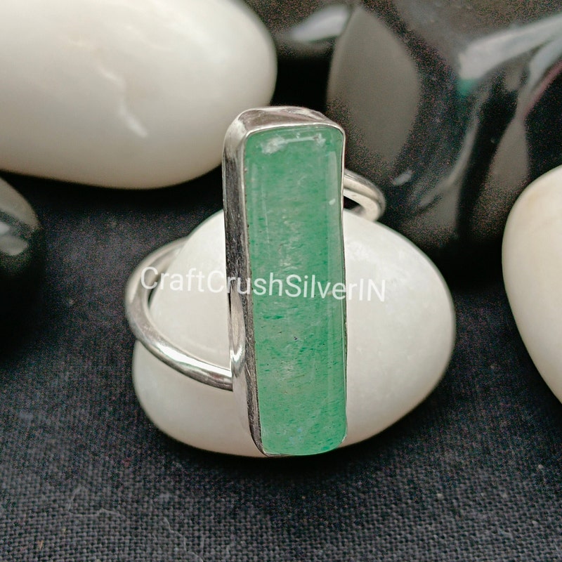 Green Fluorite Ring - Etsy