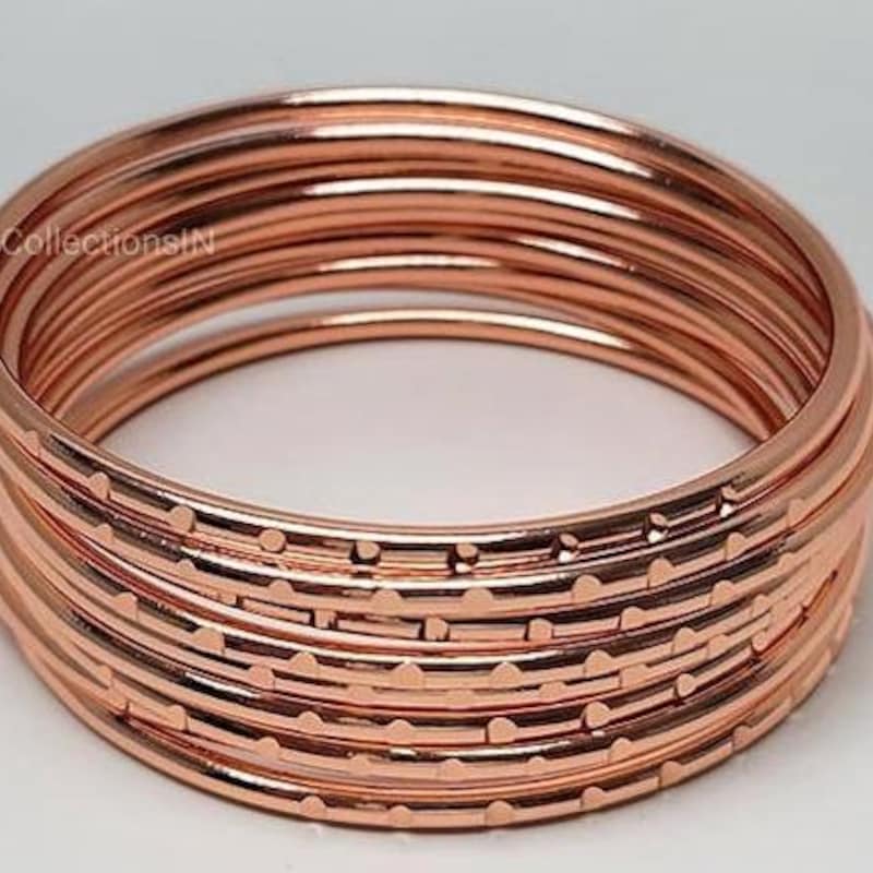 Copper Bangles - Etsy