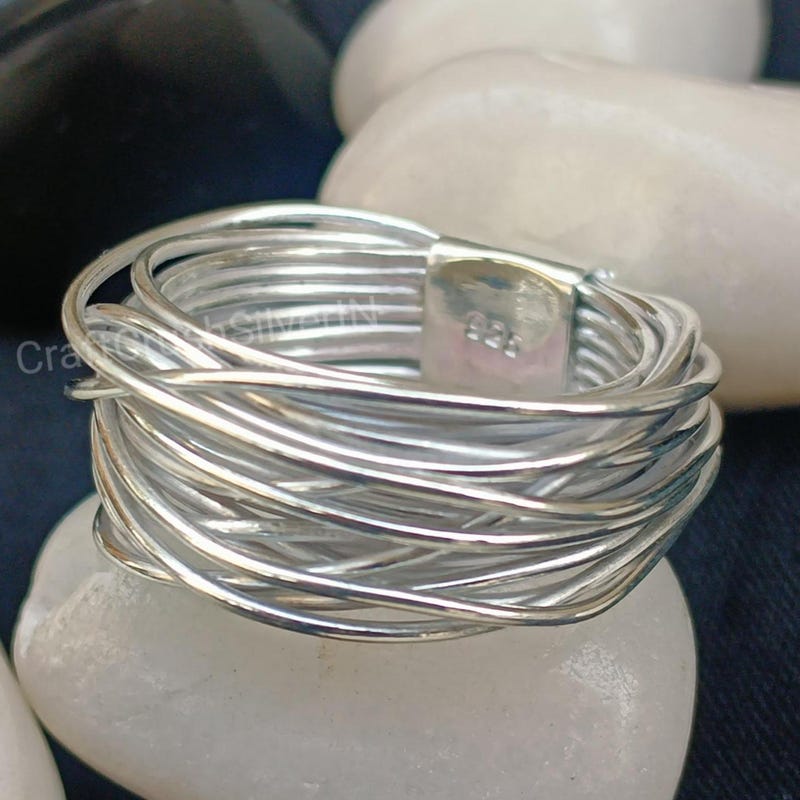 Silver Wire Ring - Etsy