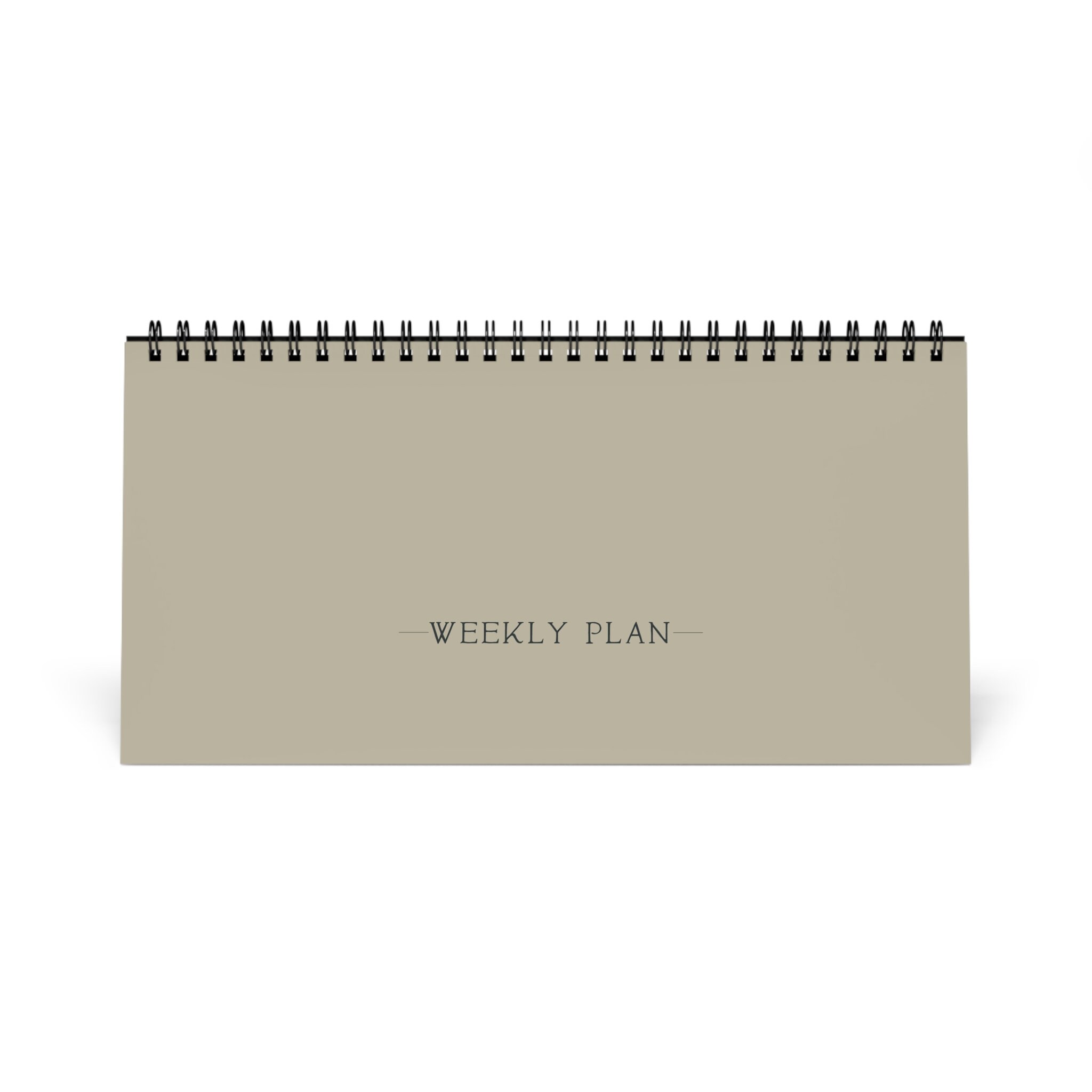 Weekly Desk Calendar - Etsy