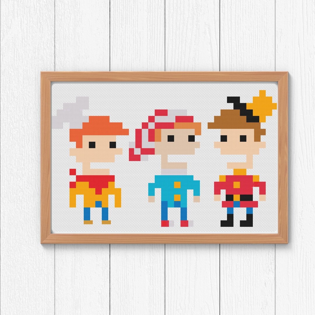 Funny Characters Cross Stitch Pattern, Instant PDF Access and Download ...