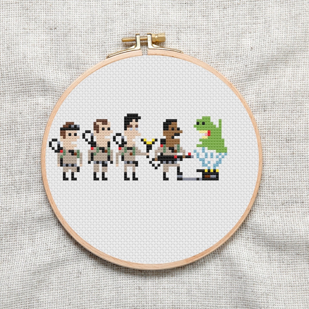 Ghostbusters Cross Stitch Pattern: Who You Gonna Call (PDF Download) - Etsy
