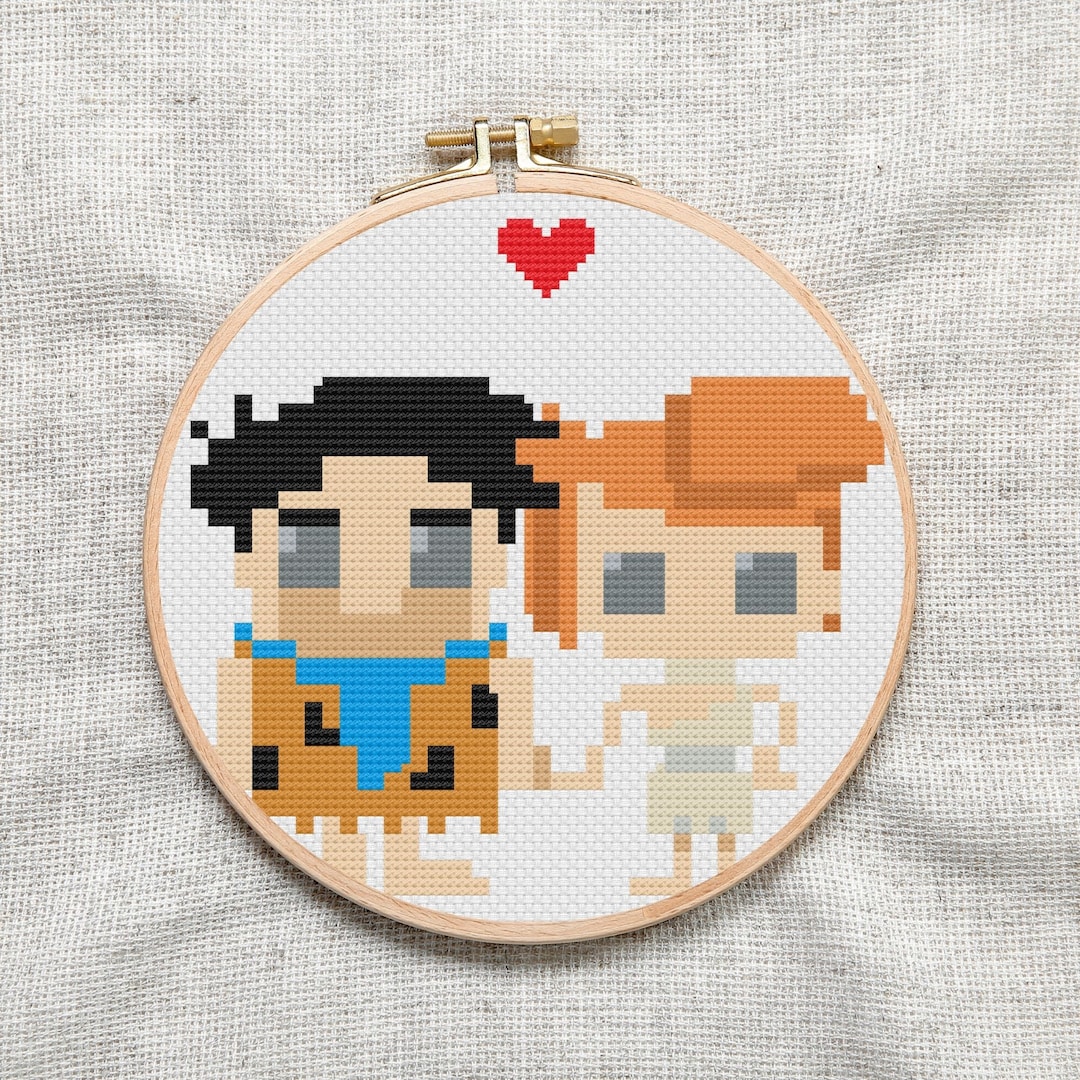 The Flintstones and Fred and Wilma Cross Stitch Pattern , Tv Series ...