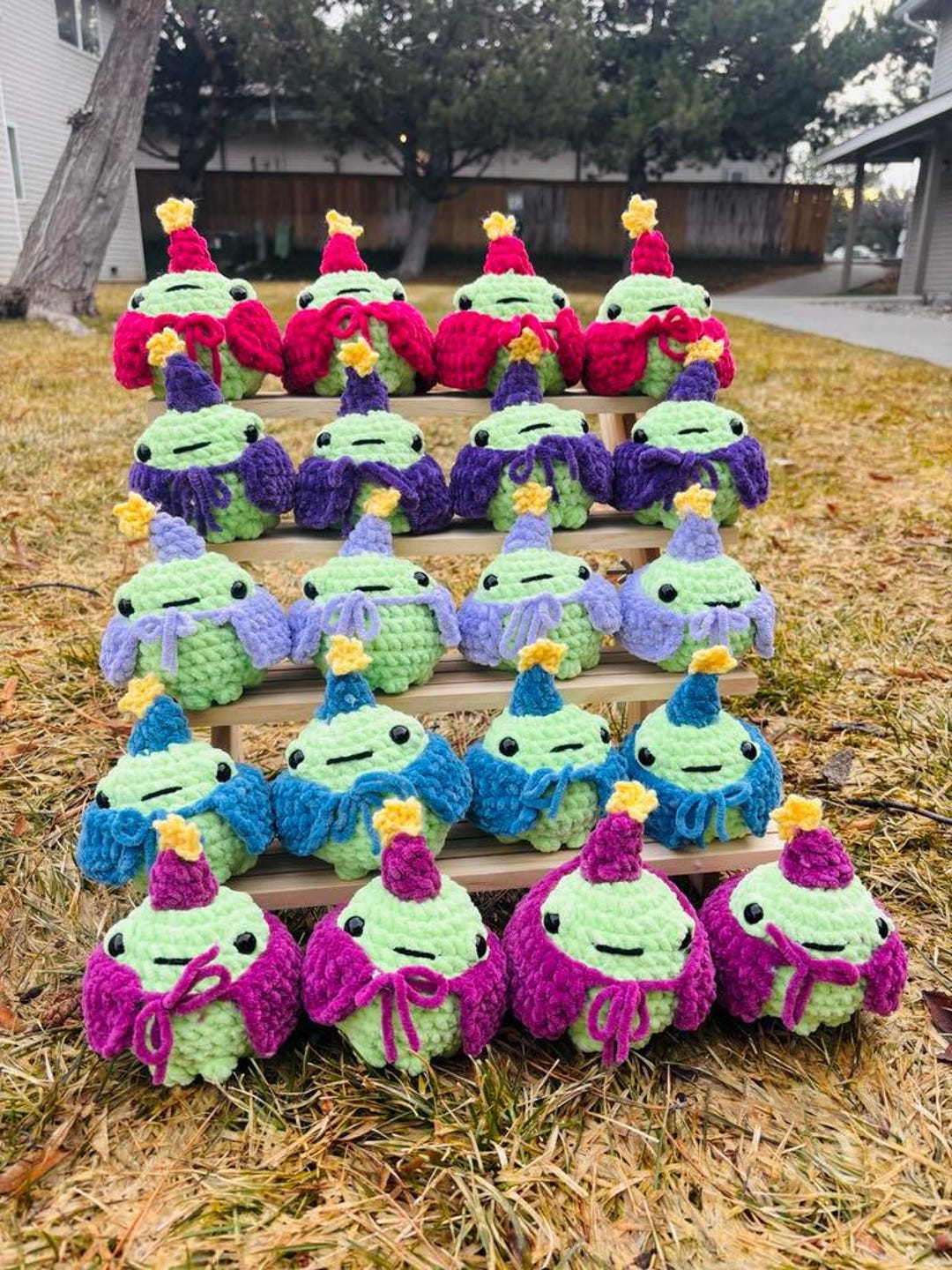 Crocheted Wizard Frogs - Handmade Amigurumi - Etsy