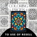 30 Premium Coloring Pages to Use or Resell Resalable Coloring Book ...