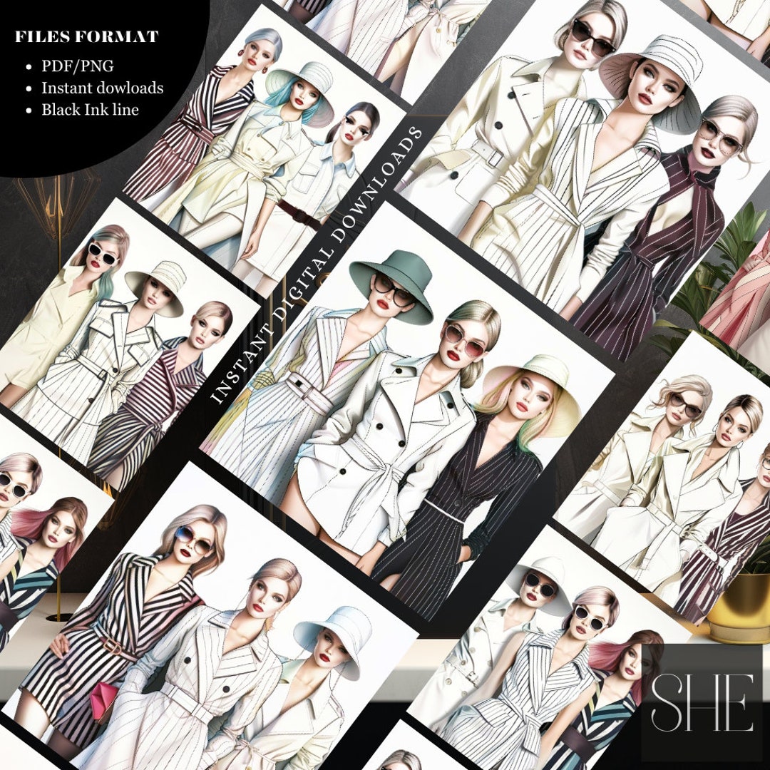 Printable Coloring Pages Resellable Digital Products - Etsy