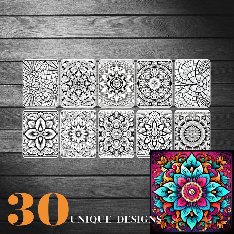 30 Premium Coloring Pages to Use or Resell Resalable Coloring Book ...