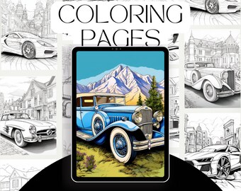 30 Premium Coloring Pages to Use or Resell Resalable - Etsy