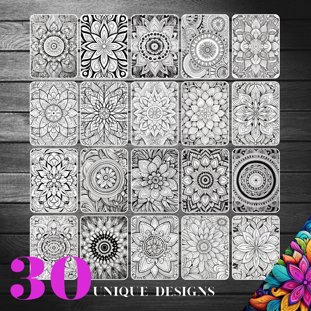30 Premium Coloring Pages to Use or Resell Resalable Coloring Book ...