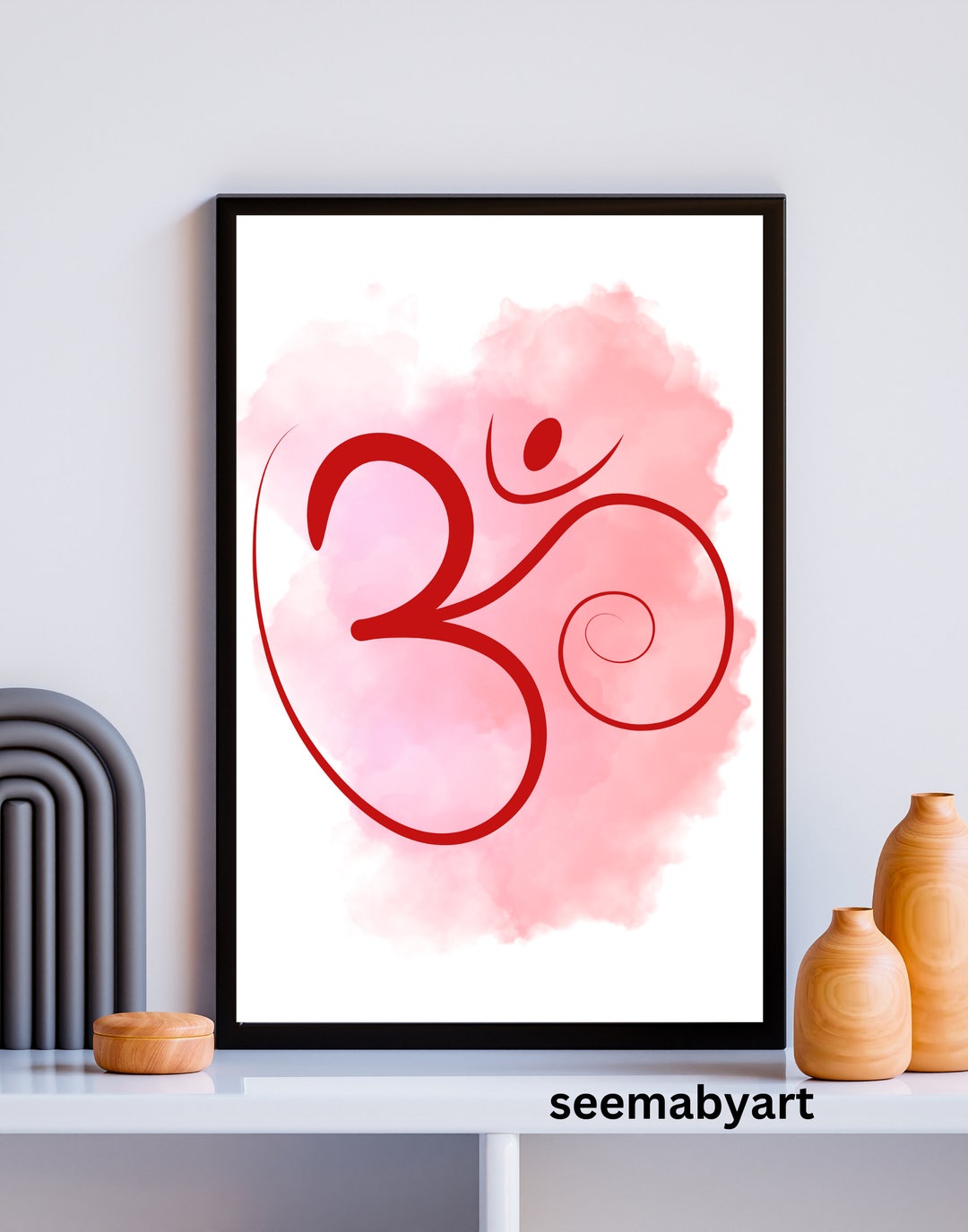 Om Print, Om Poster, Meditation Print, Om Wall Art, Yoga Poster Print ...