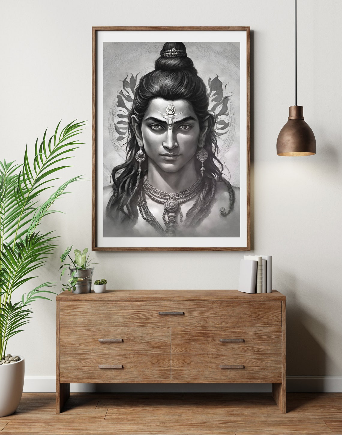 Lord Shiva Wall Art, ,hinduism,hindu God Lord Shiva Print, Shiva Canvas ...