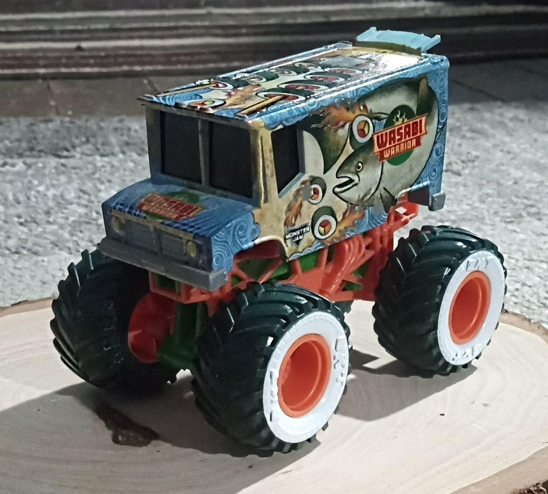 Spin Master Monster Jam Monster Truck Wasabi Warrior Food Truck - Etsy