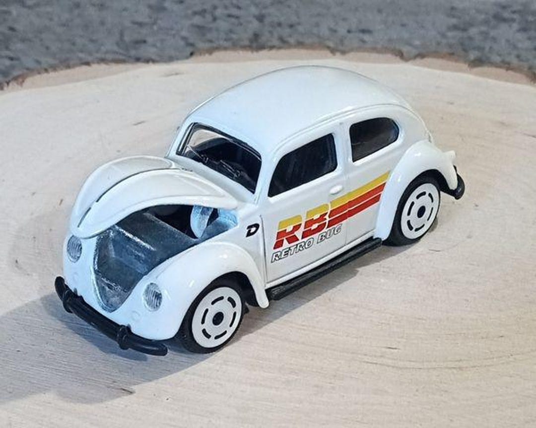 Jada Majorette Punch Bug Classic VW Beetle Retro Beetle Opening Hood Rubber Tires 1/64 Scale - Etsy