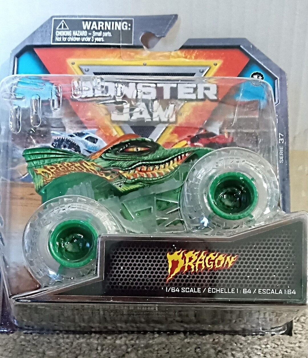 Spin Master Monster Jam Dragon Ghost Crew Chase HTF - Etsy