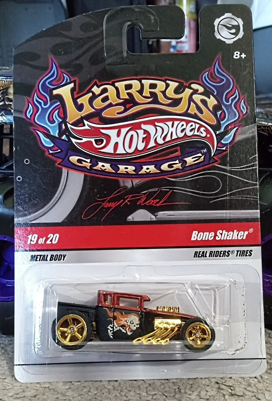 Hot Wheels Larrys Garage Bone Shaker Chase Initials on the Base VHTF - Etsy