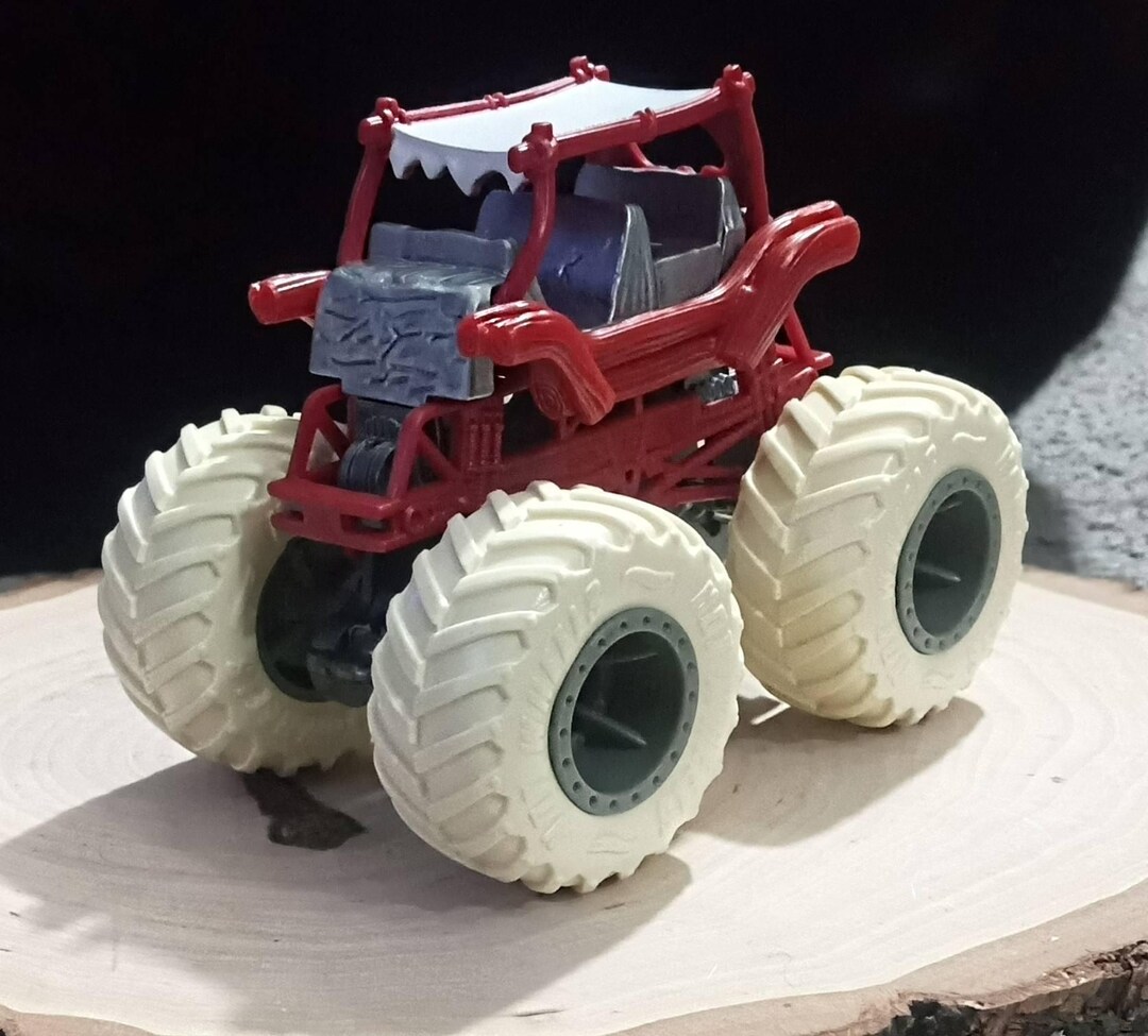 Hot Wheels Monster Trucks the Flintstones Flintmobile 1/64 Scale - Etsy