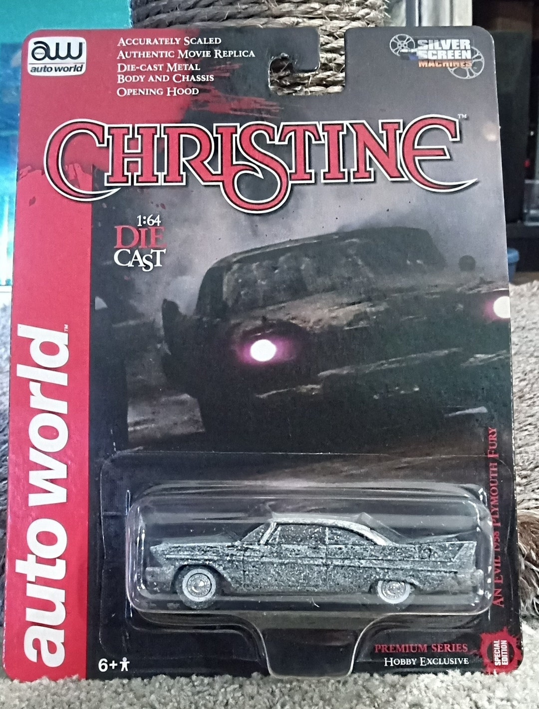 Auto World Silver Screen Machines Christine Burnt Version - Etsy