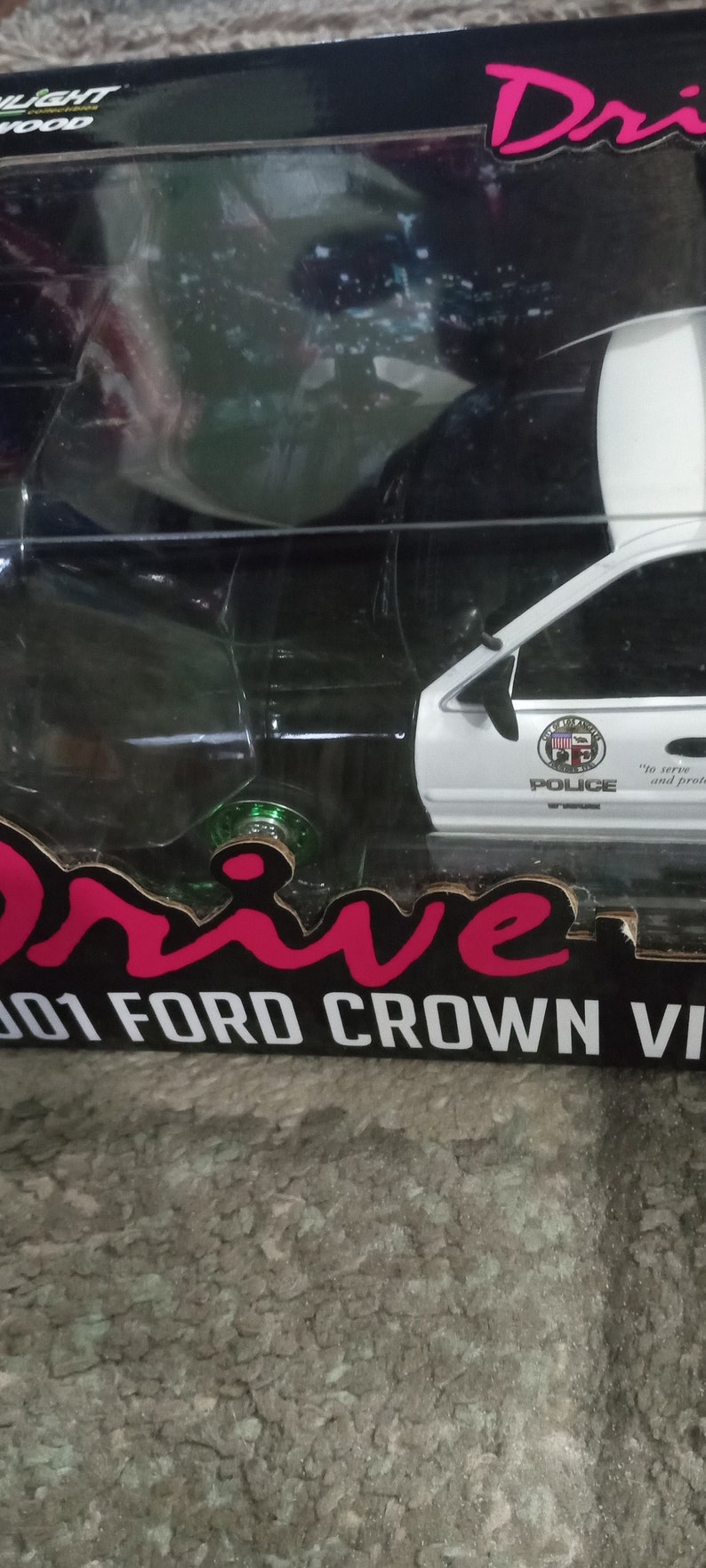 Greenlight Hollywood Drive 2001 Ford Crown Victoria Police Chase Green ...