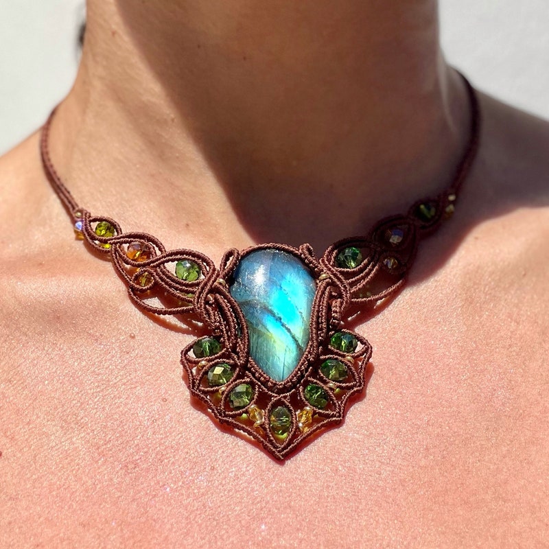 Woven Necklace - Etsy