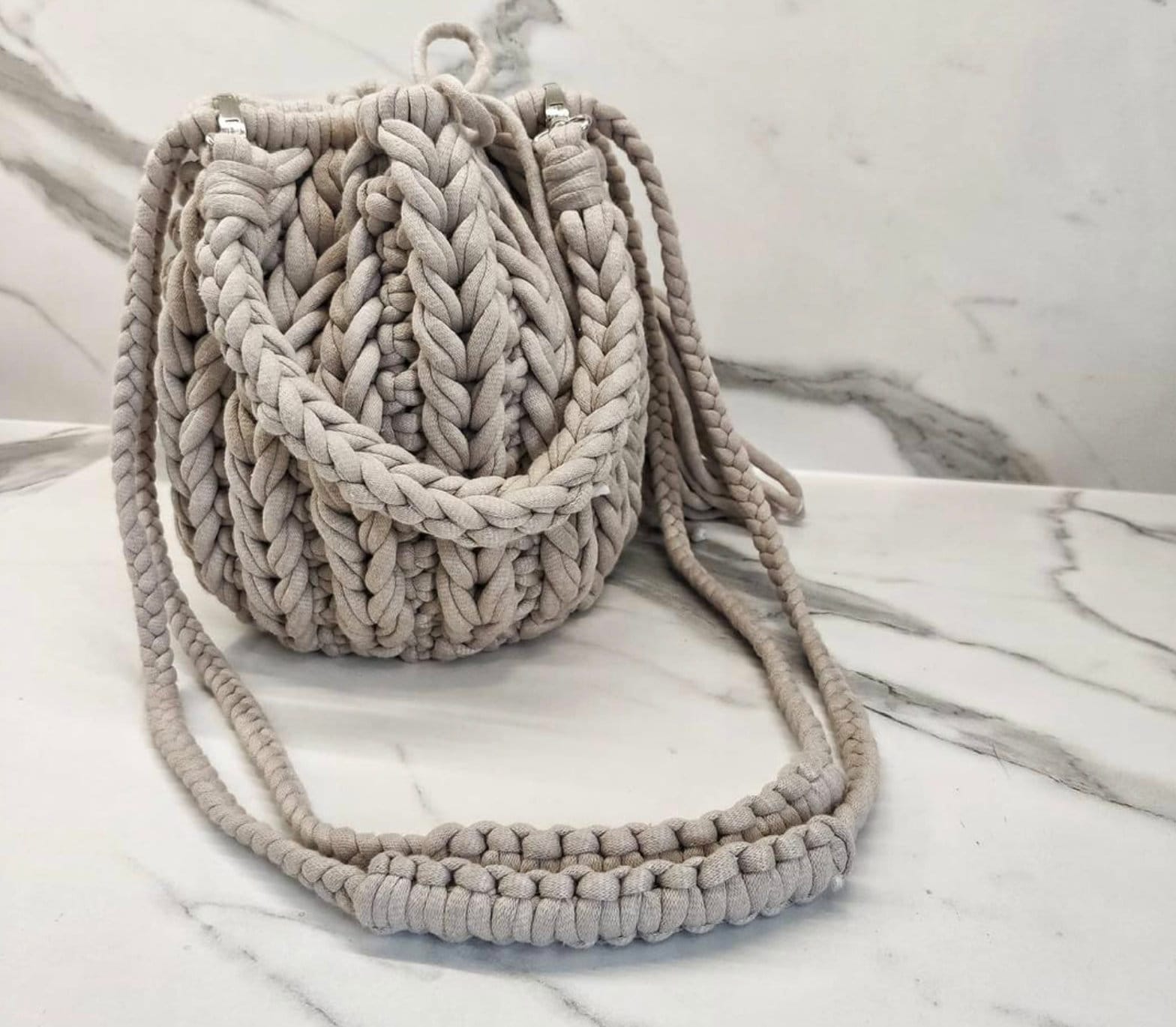 Macrame Bag Pattern, Knotting Purse Tutorial, Shoulder Tote Diy ...