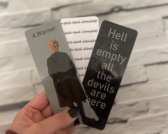 Three Aaron Warner Bookmarks, Shatter Me, Ignite Me, Bookmark Sets ...