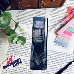 The Witcher Handmade Bookish Bookmark, Geralt of Rivia Book Lover Gifts ...