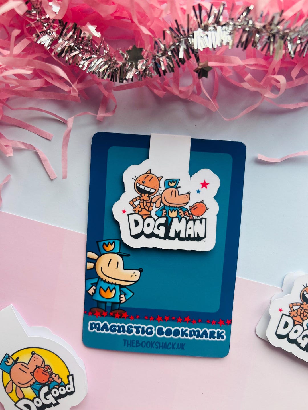 Dog Man Inspired Magnetic Bookmark – Kids Comic Book Page Marker - Etsy
