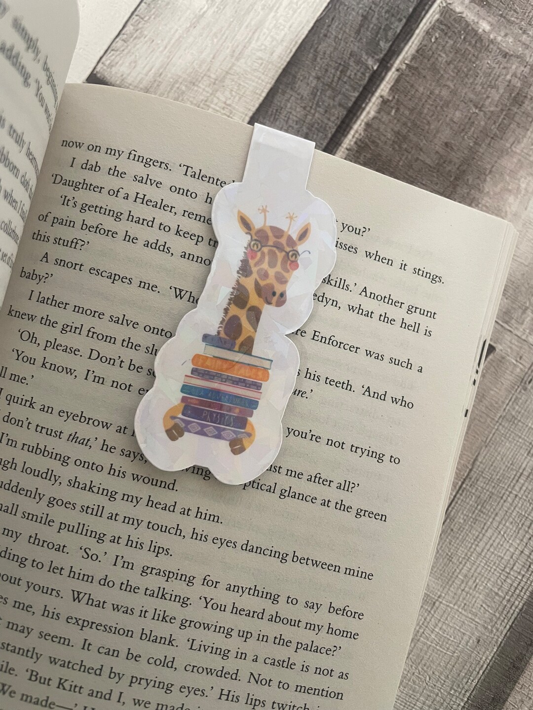 Holographic Giraffe Magnetic Bookmark Gifts. - Etsy UK