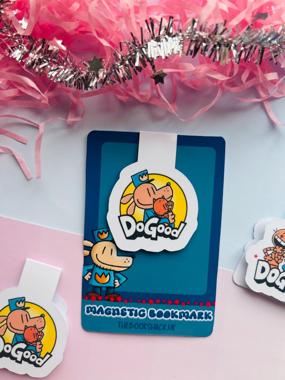 Dog Man Inspired Magnetic Bookmark – Kids Comic Book Page Marker ...