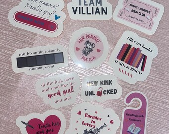 Romance Book Club Sticker Bookish Stickers Gifts for Readers Coffee ...