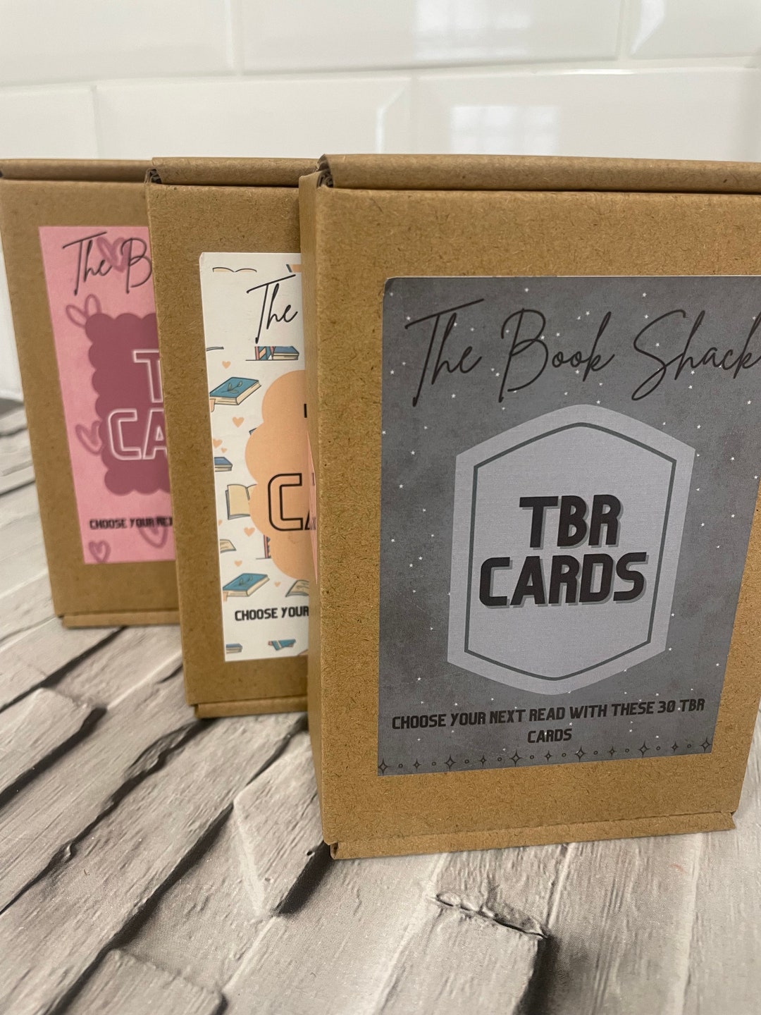 TBR Book Prompt Card Game, Bookish Gifts for Book Lovers, to Be Read ...