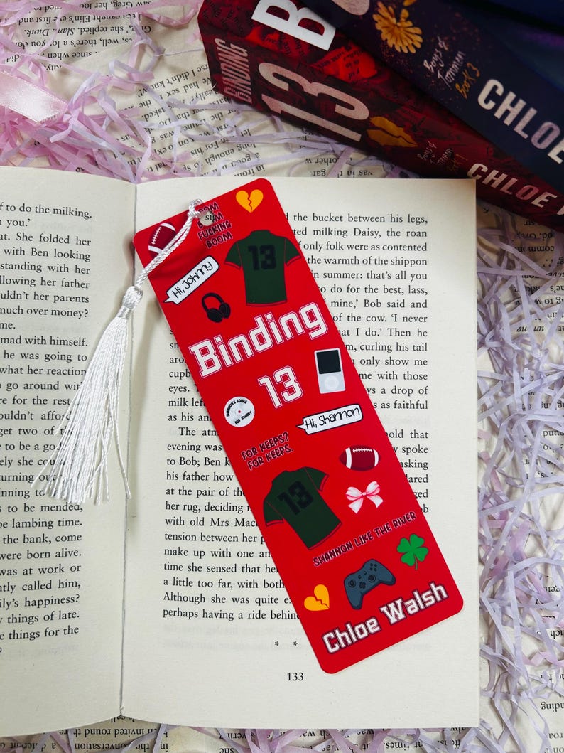 Boys of Tommen, Chloe Walsh Inspired Bookmarks – Binding 13, Saving 6 ...