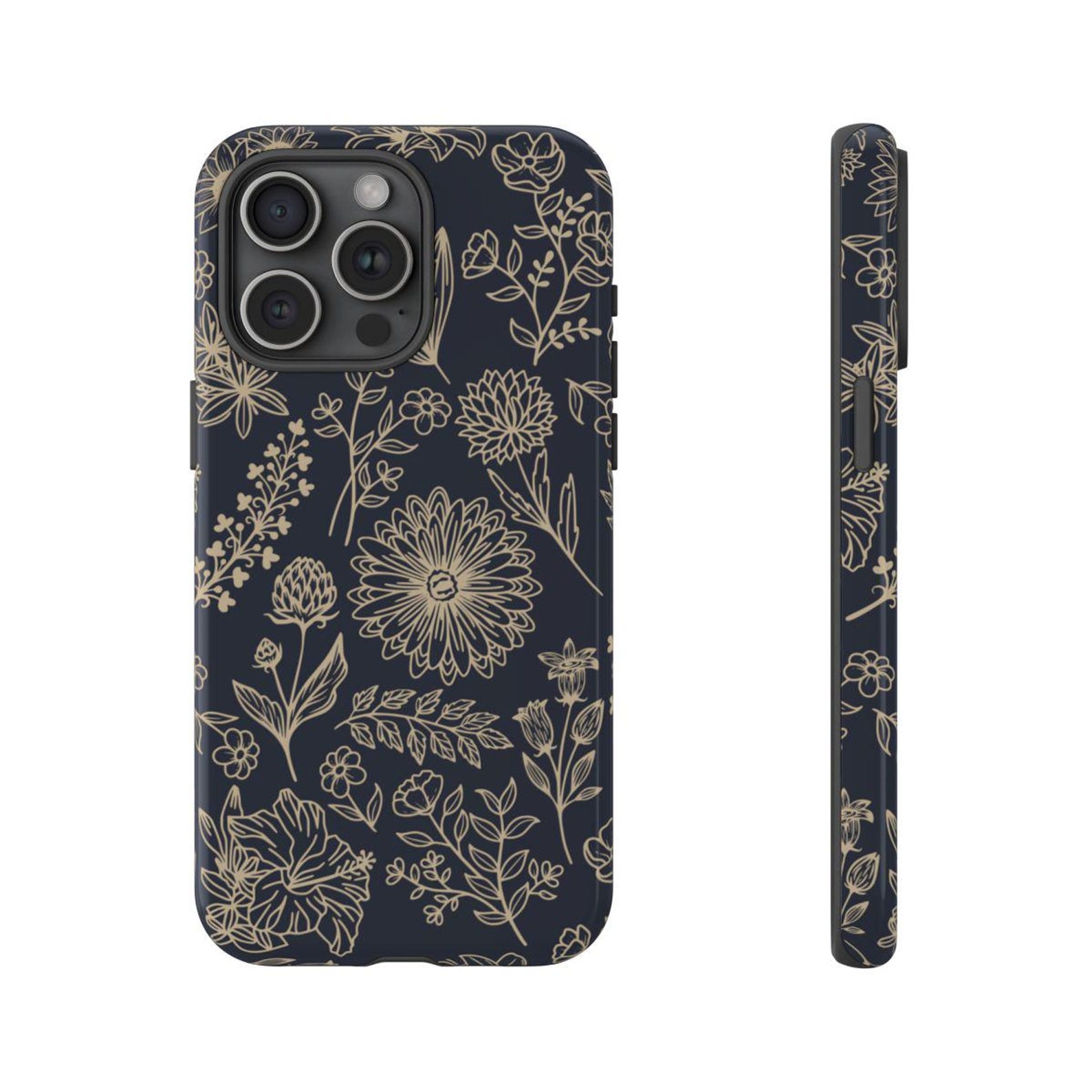 Boho Floral Phone Case Boho Wildflower Phone Case for iPhone 15 14 13 ...
