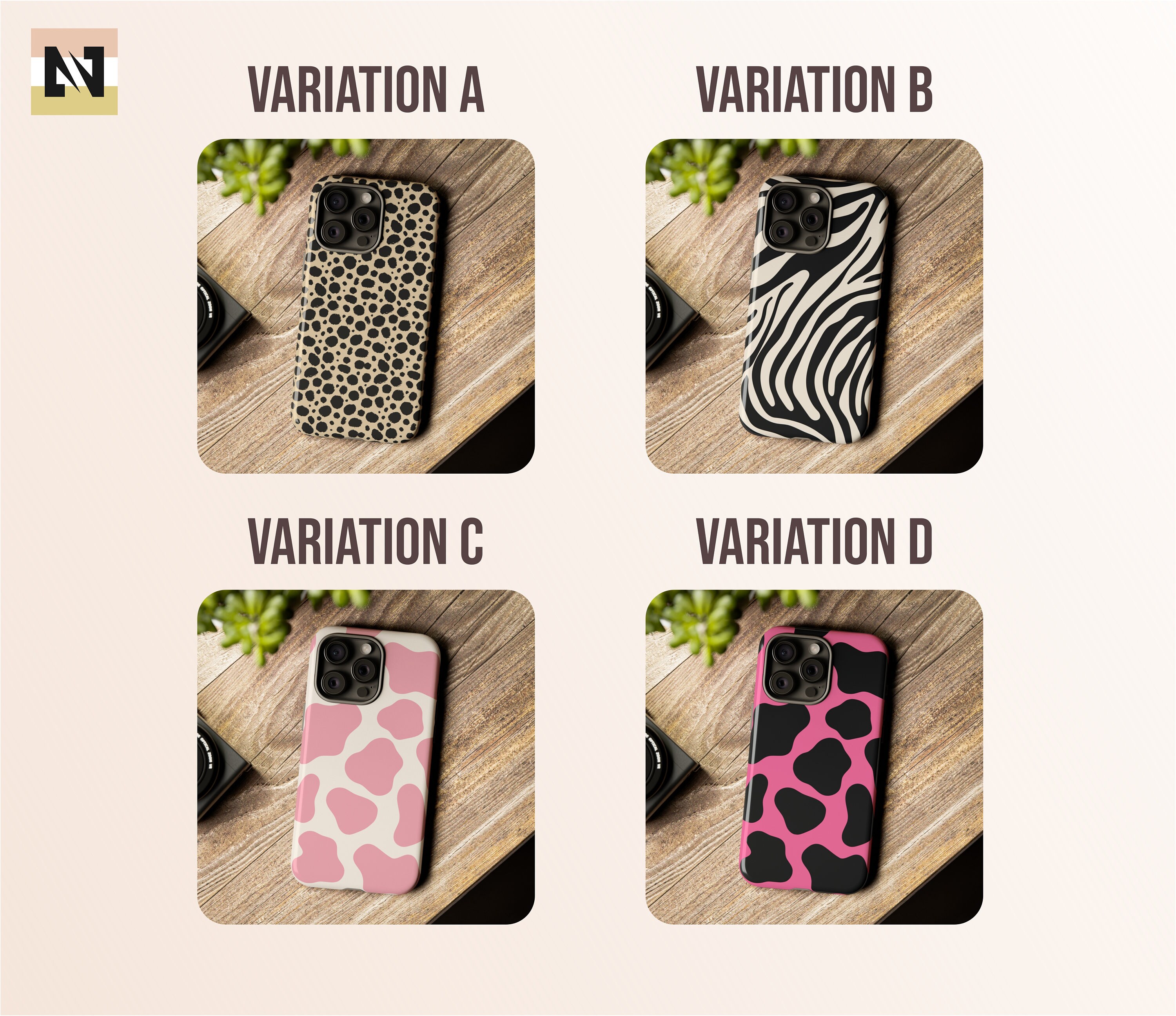 Zebra Print Phone Case, Zebra Print iPhone Case, Animal Print Phone ...