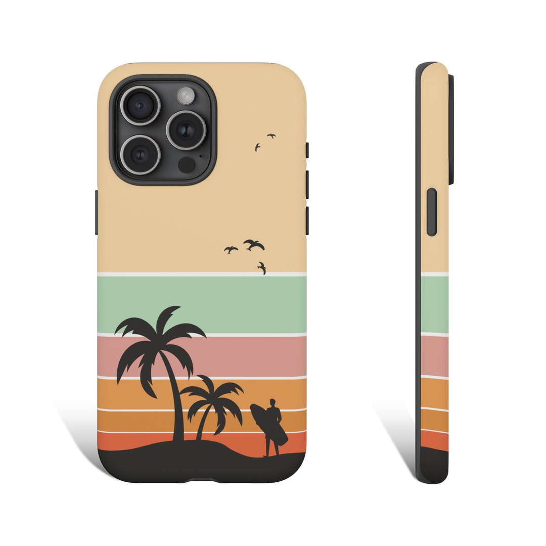 Retro Stripes Phone Case Retro Colored iPhone Case Old Style Phone Case ...