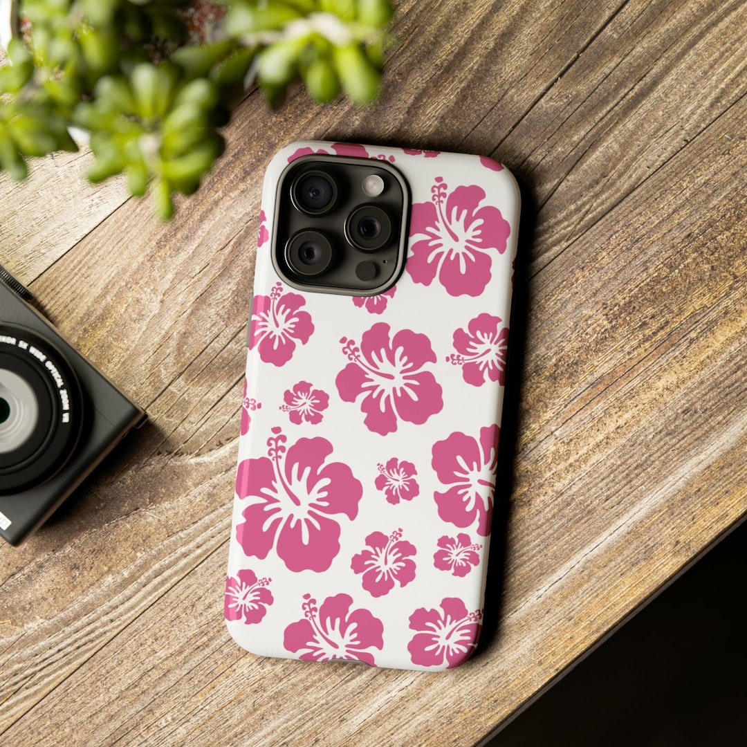 Hibiscus Phone Case, Hibiscus Flower Phone Case, Hawaiian Style Phone ...