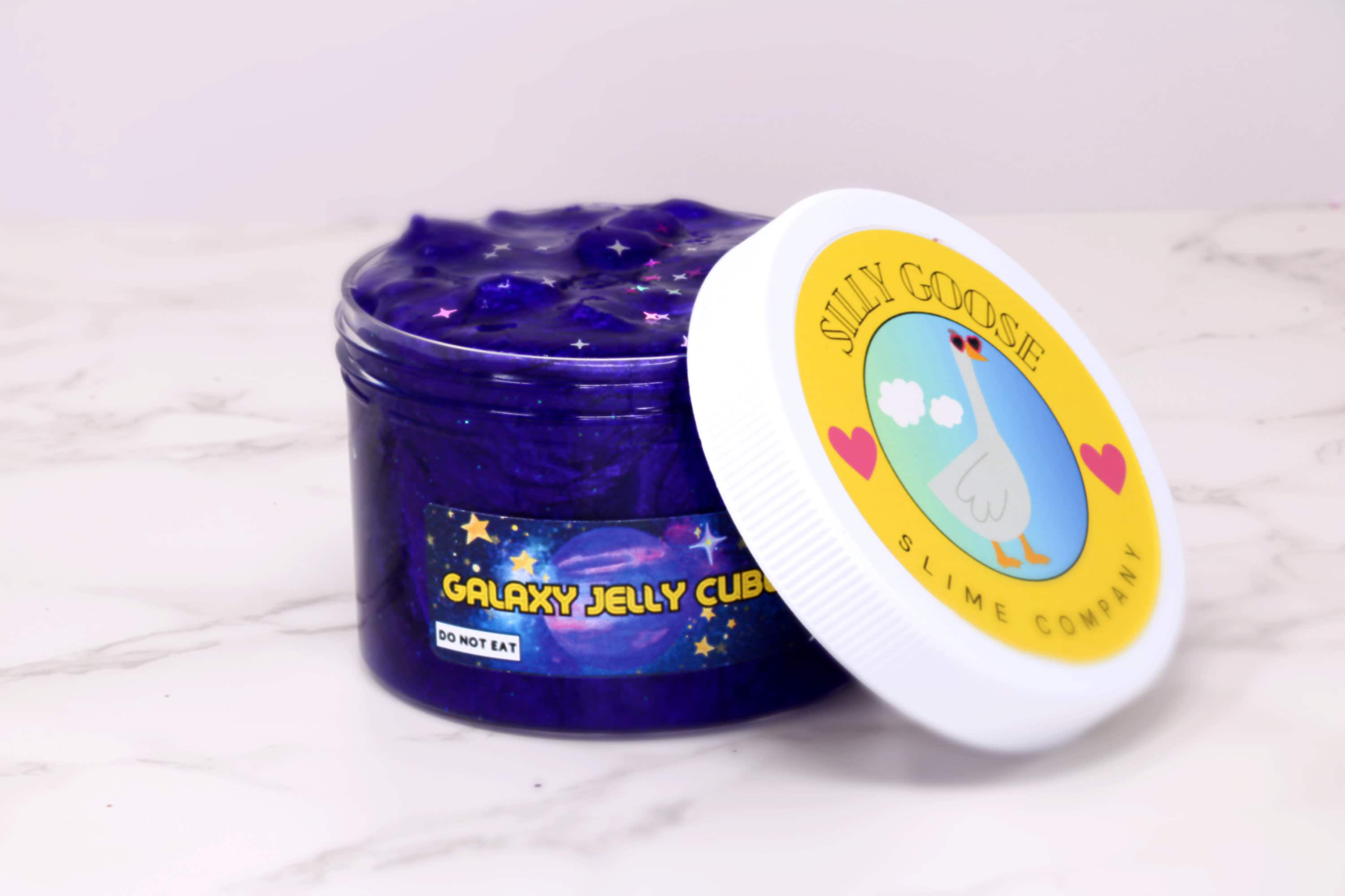 Galaxy Jelly Cubes Clear, Metallic Slime Shimmery Slime Starry Slime - Etsy