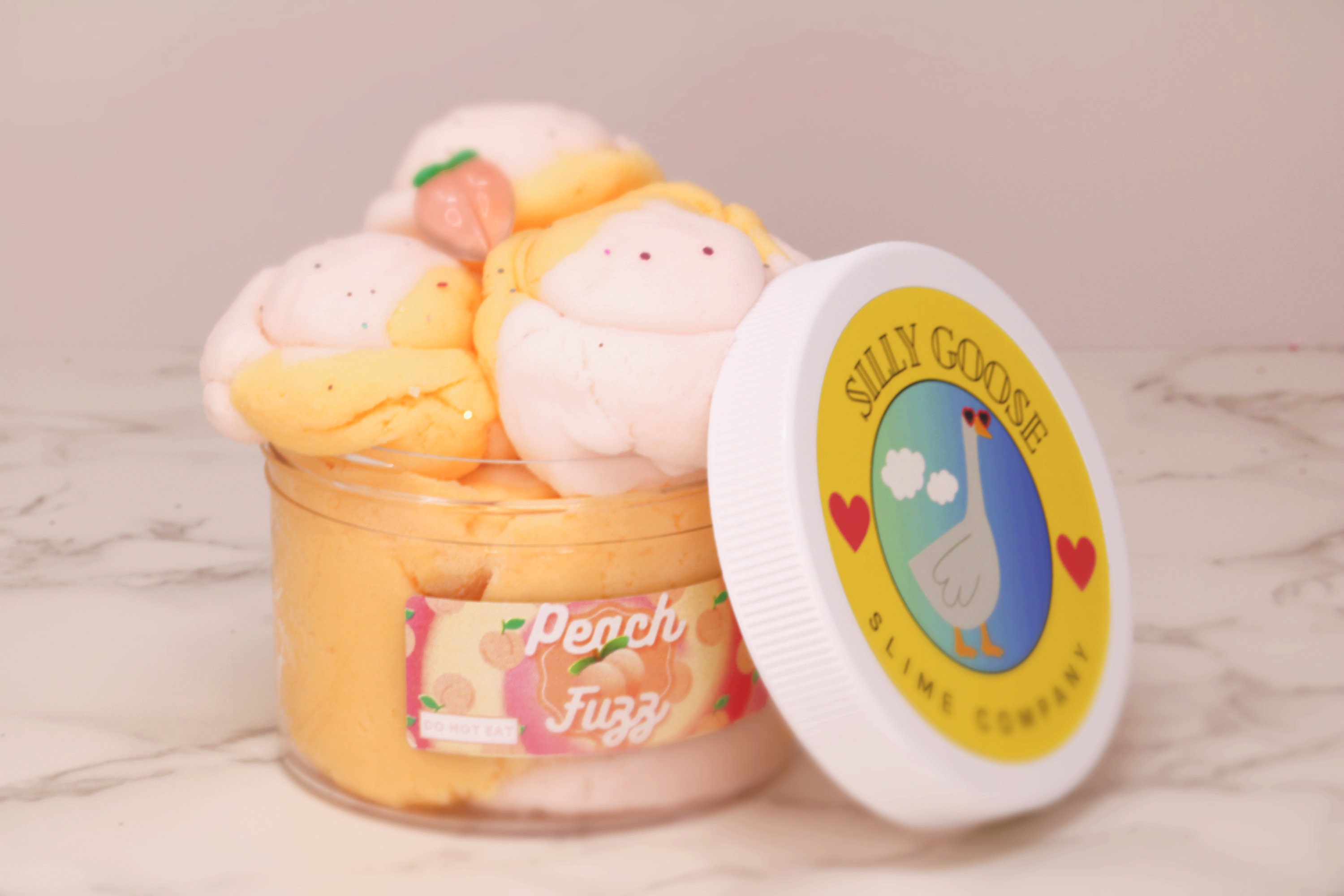 Peach Fuzz | Cloud Slime | Peach Scented Cloud Slime - Etsy