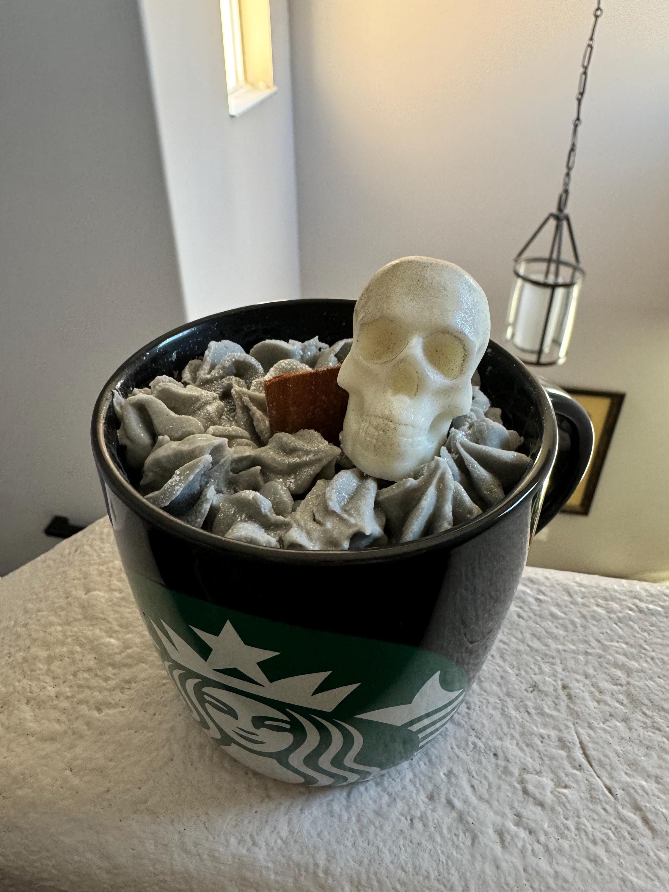 Skull Candle Unique Skeleton Gift, Halloween Fall 14 Oz, Fall Scented ...