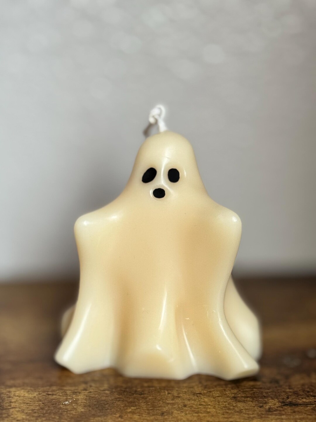 Ghost Candle: Spooky Halloween Decor, Handmade Fall Candle - Etsy