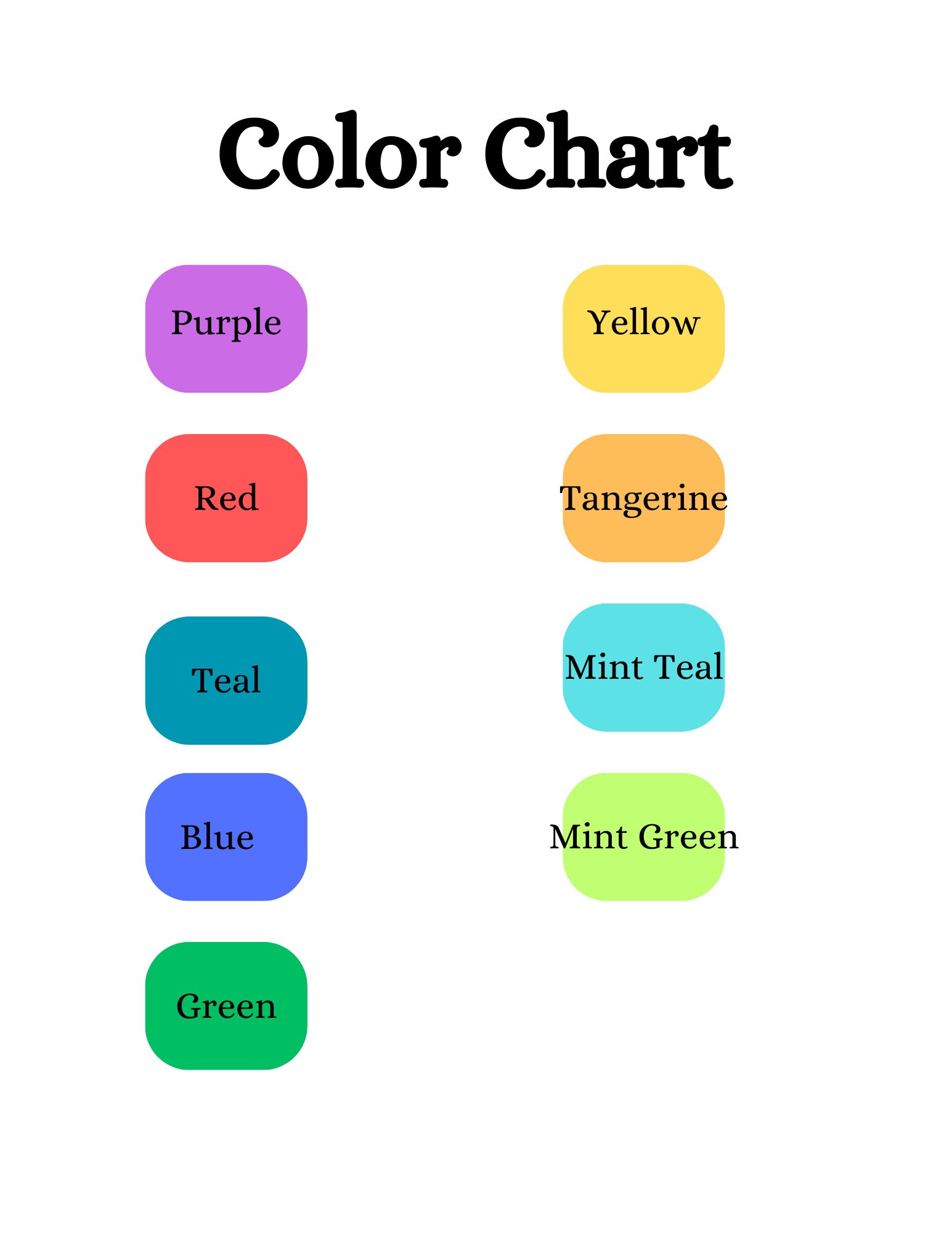 Printable Calendar US Letter Calendar Monthly Planner Colorful Calendar ...